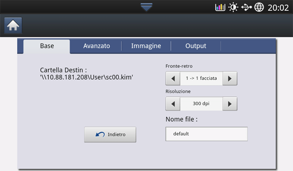 uso di Smarthru Workflow, cartella condivisa e documento memorizzato